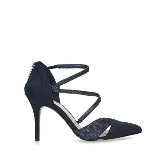 Kurt Geiger | Shoes | Navy Blue Carvelas Luna Shoes By Kurt Geiger ...